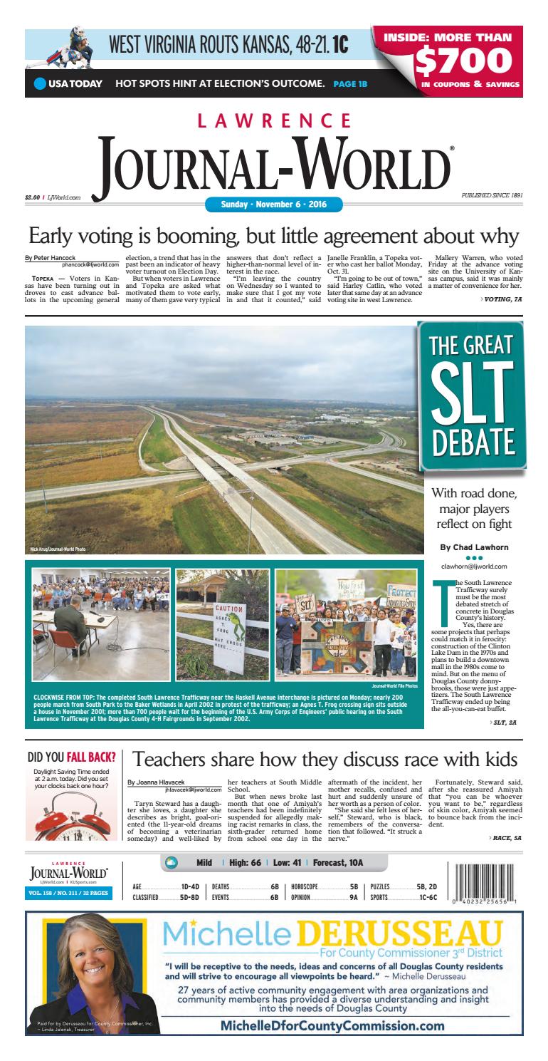 Lawrence Journal-World 11-06-2016 by Lawrence Journal-World - Issuu