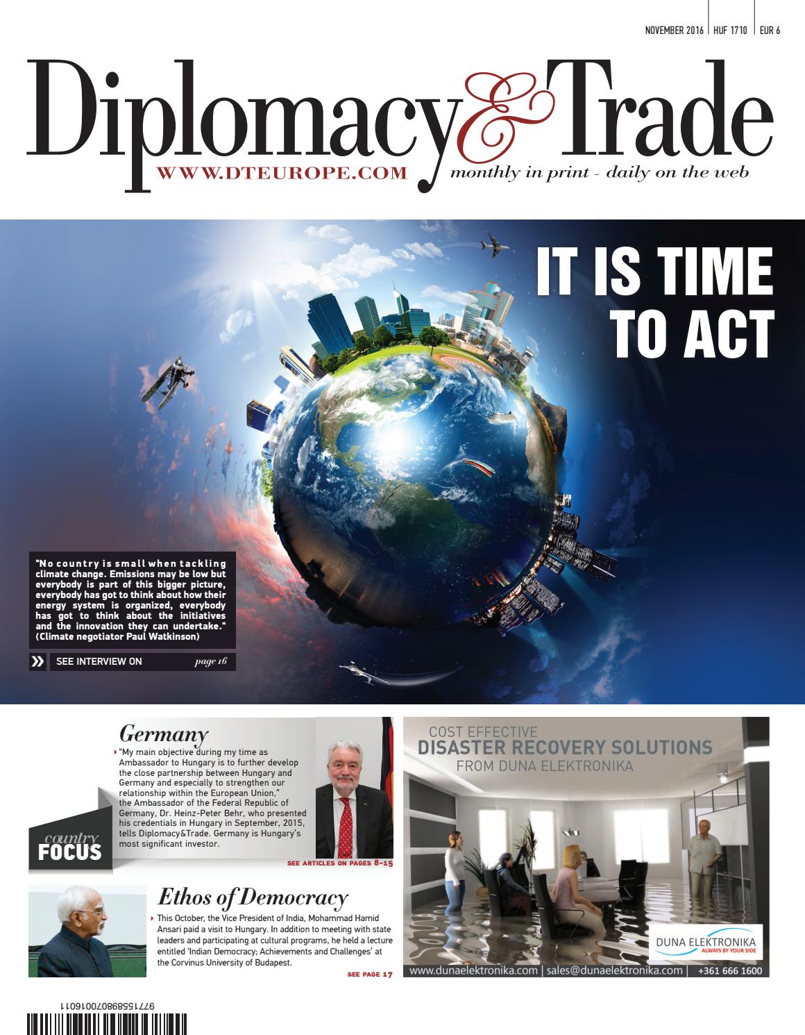 Diplomacy & Trade 2016 November by Diplomacy&Trade - Issuu