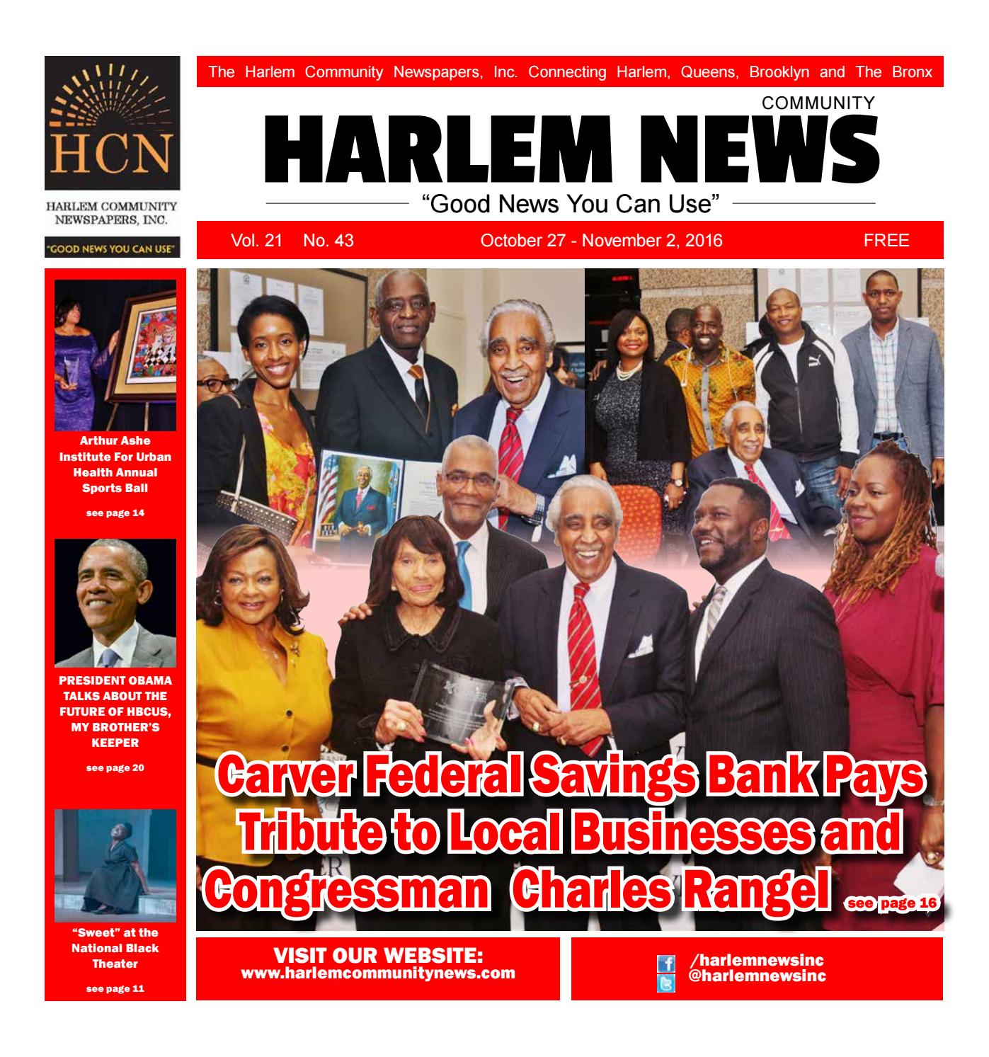 HARLEM COMMUNITY NEWSPAPERS | October 27, 2016 by Mike Kurov - Issuu