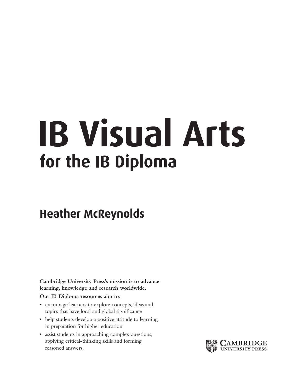 Preview Visual Arts for the IB Diploma by Heather McReynolds by ...