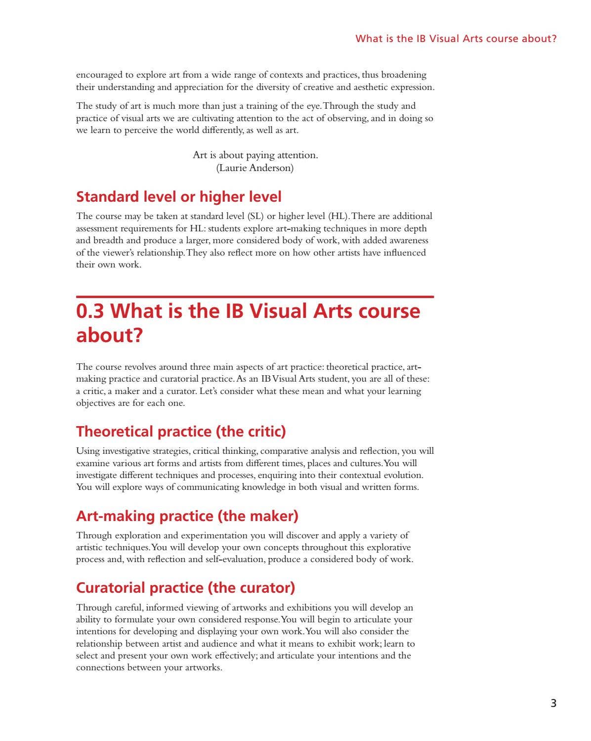Preview Visual Arts for the IB Diploma by Heather McReynolds by ...