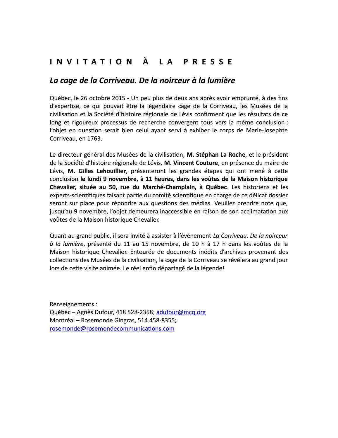 Musée de la civilisation à Québec : La cage de la Corriveau by ...