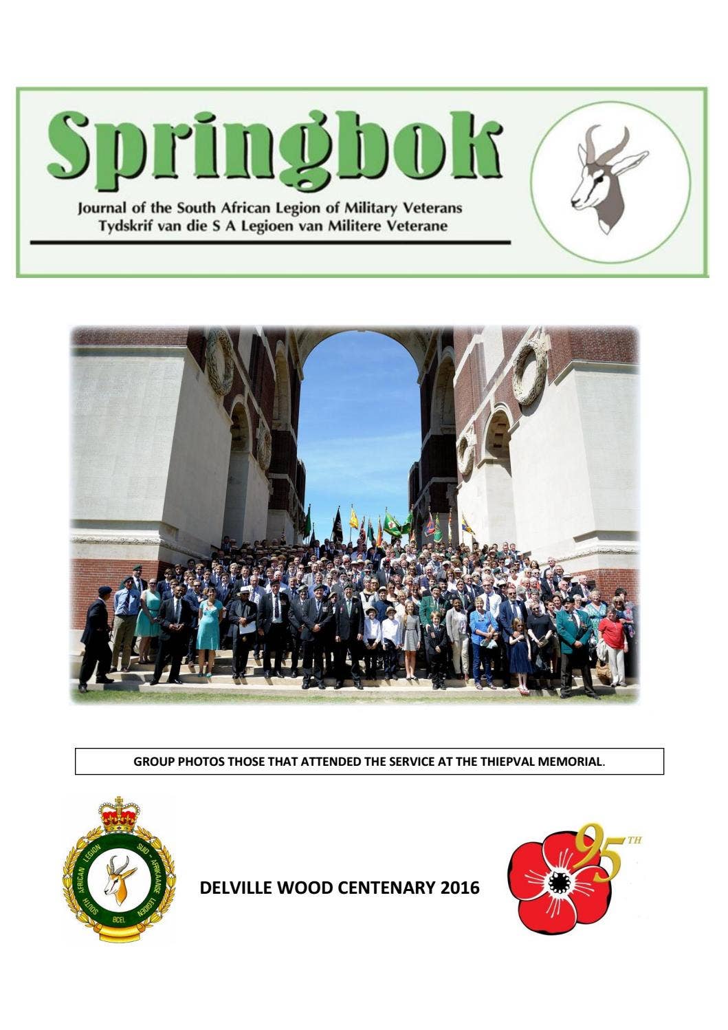 Springbok delville wood 2016 by Charles Ross - Issuu