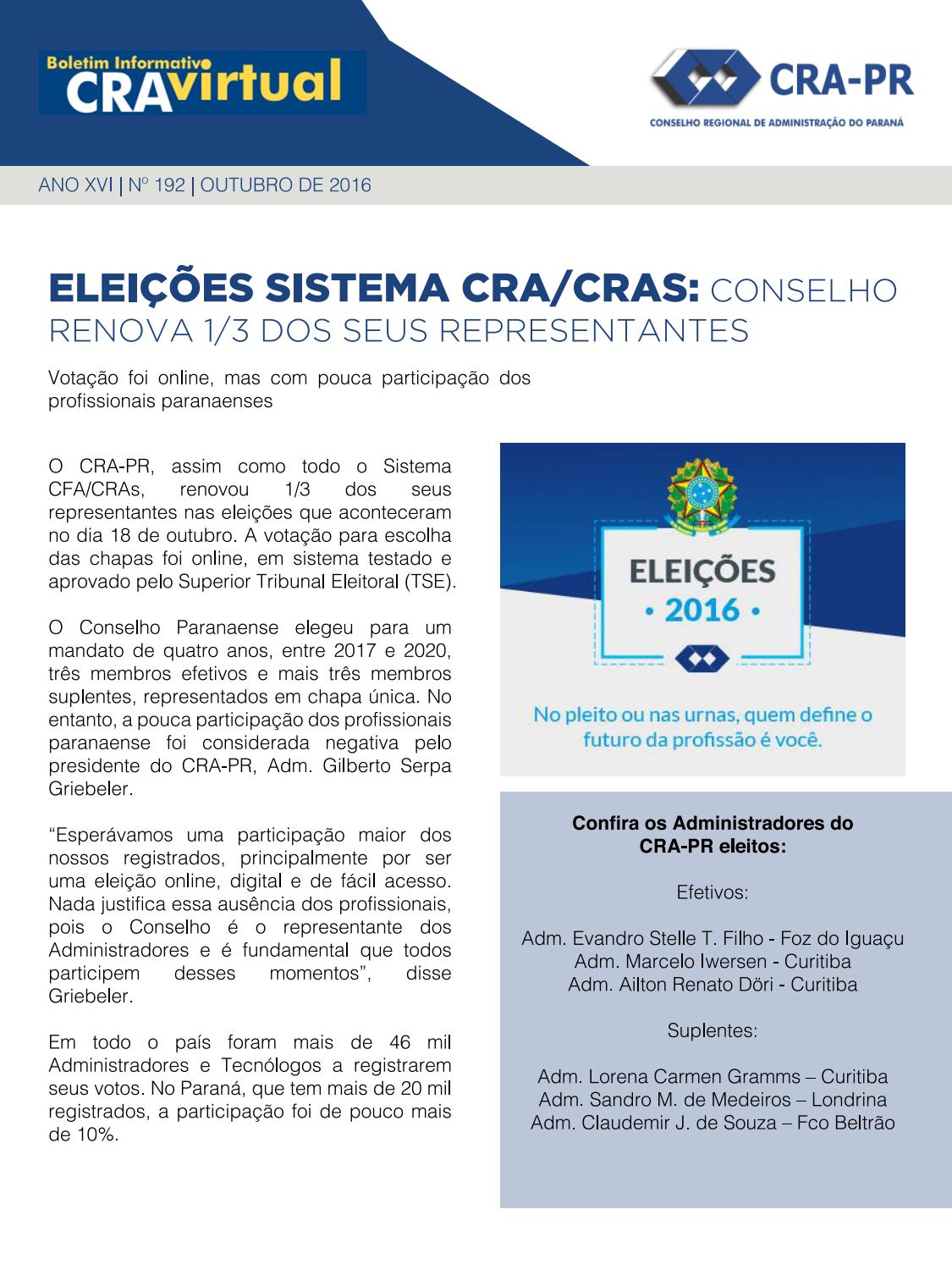 CRA - PR | OUTUBRO by CRA PR - Issuu