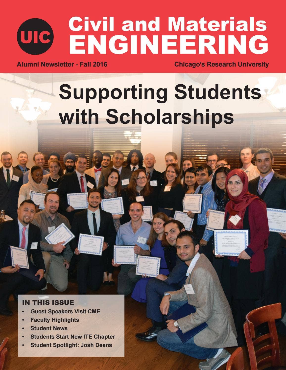 CME Alumni Newsletter - Fall 2016 by UIC College of Engineering - Issuu