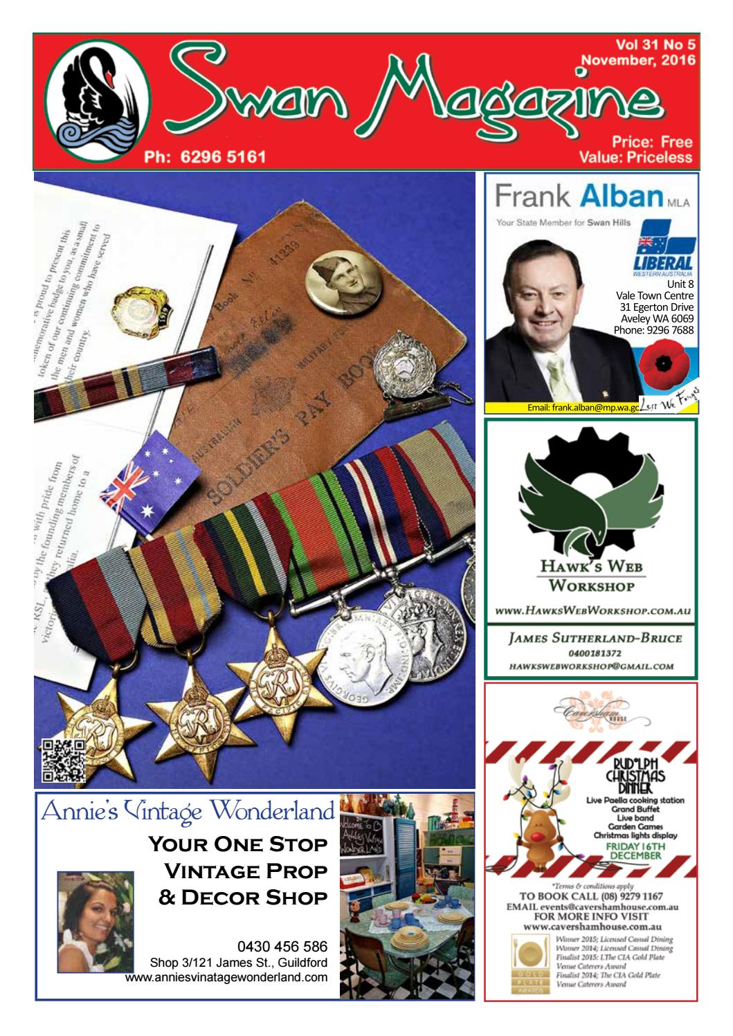 Swan Magazine November 2016 by Douglas Sutherland-Bruce - Issuu