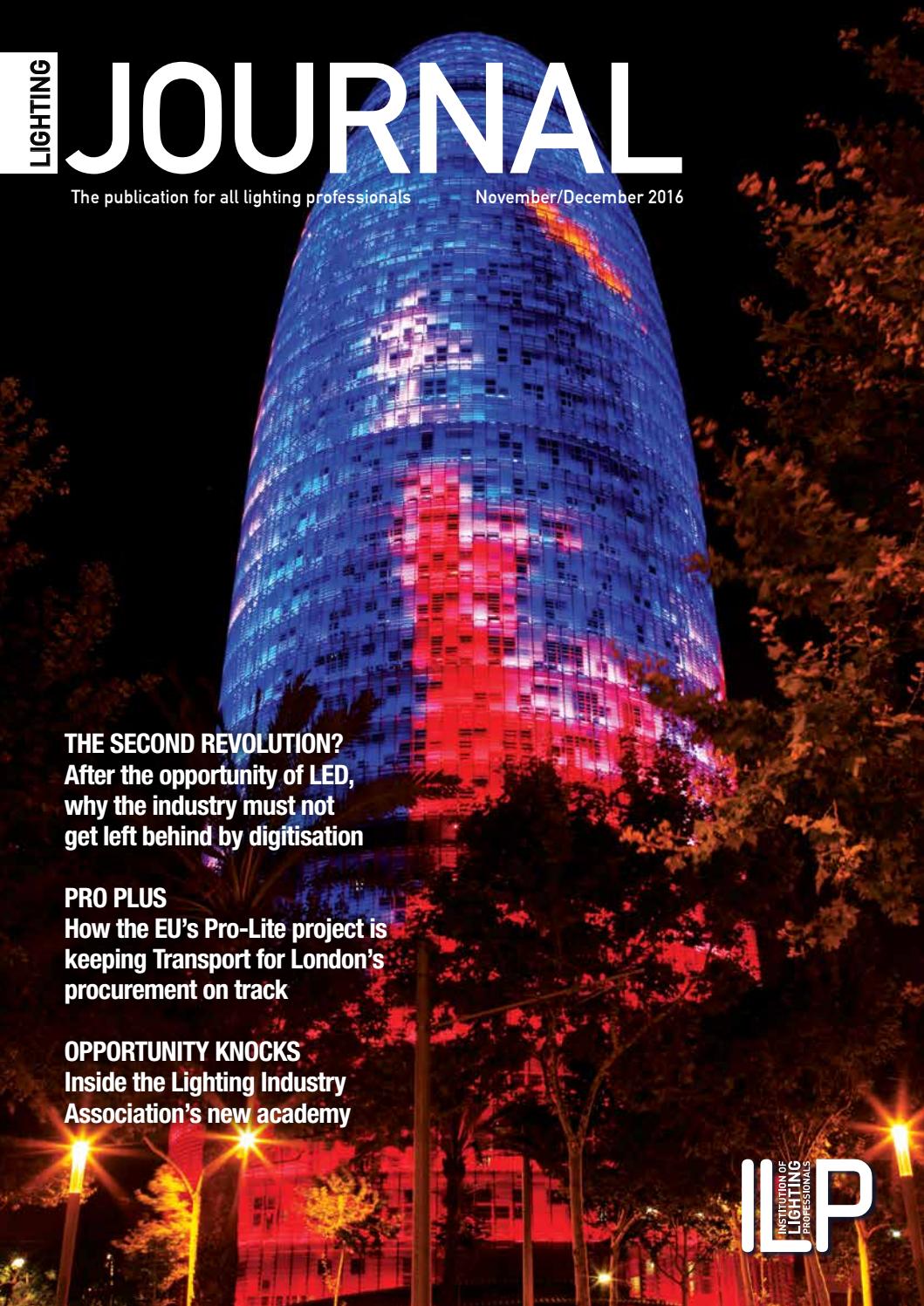 Lighting Journal Nov/Dec 2016 by Matrix Print - Issuu