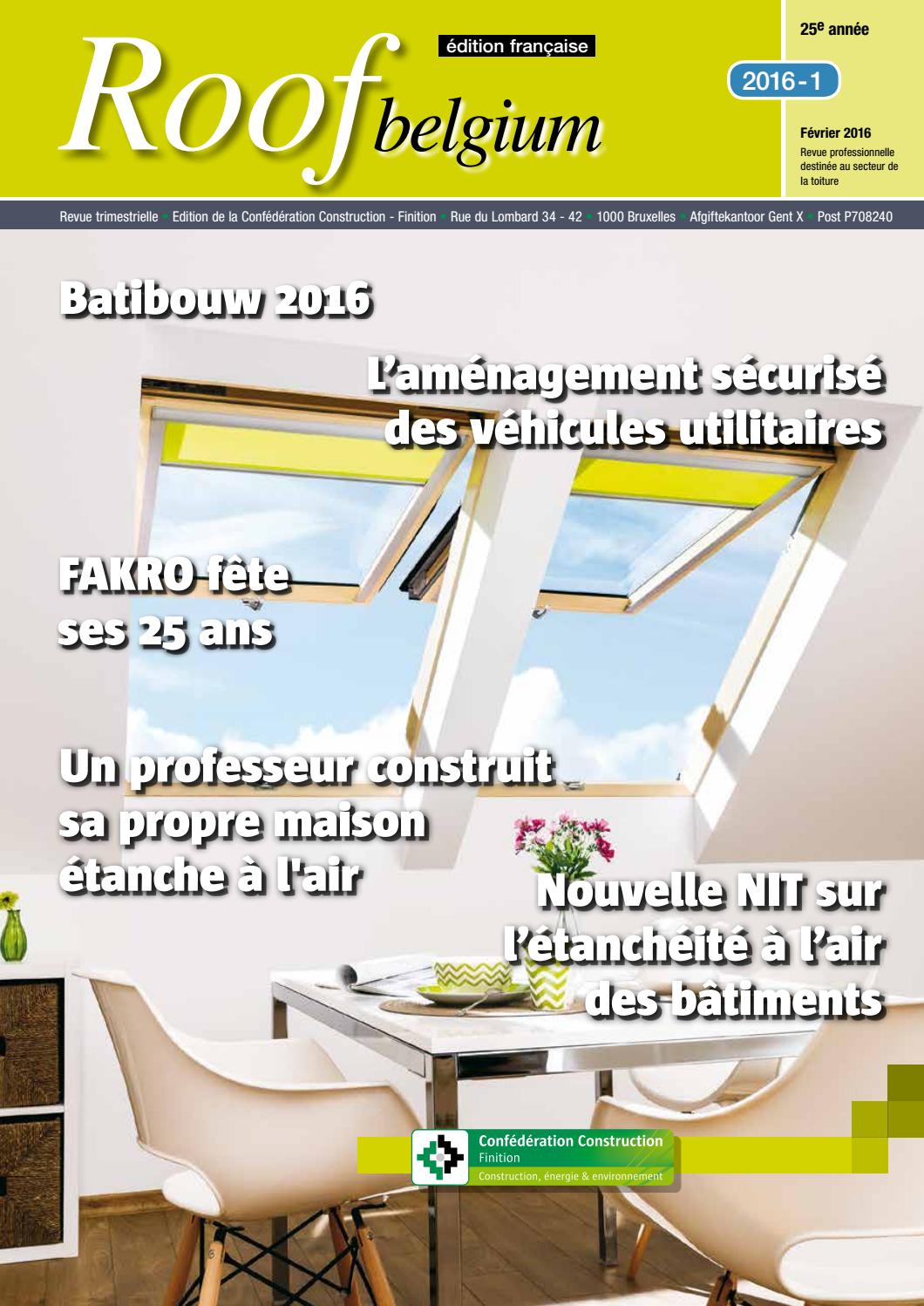 Roof Belgium FR 2016-1 februari by Embuild - Issuu