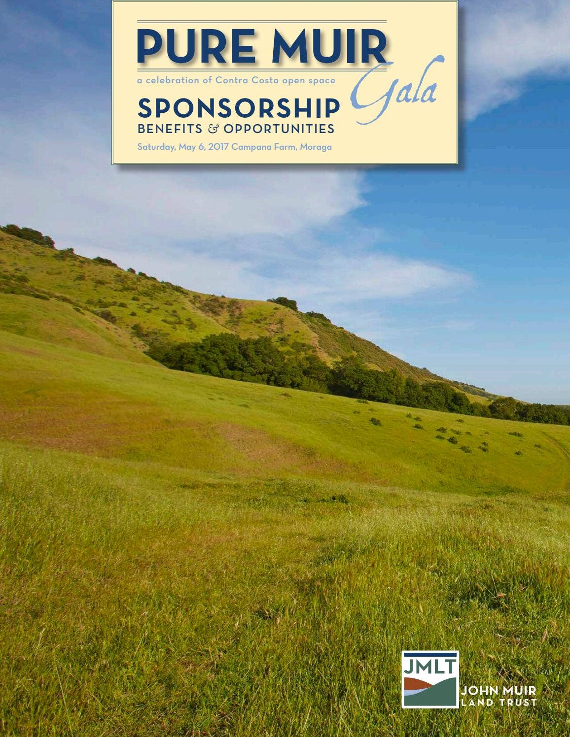 JMLT Gala 2017 Sponsorship Packet by John Muir Land Trust - Issuu