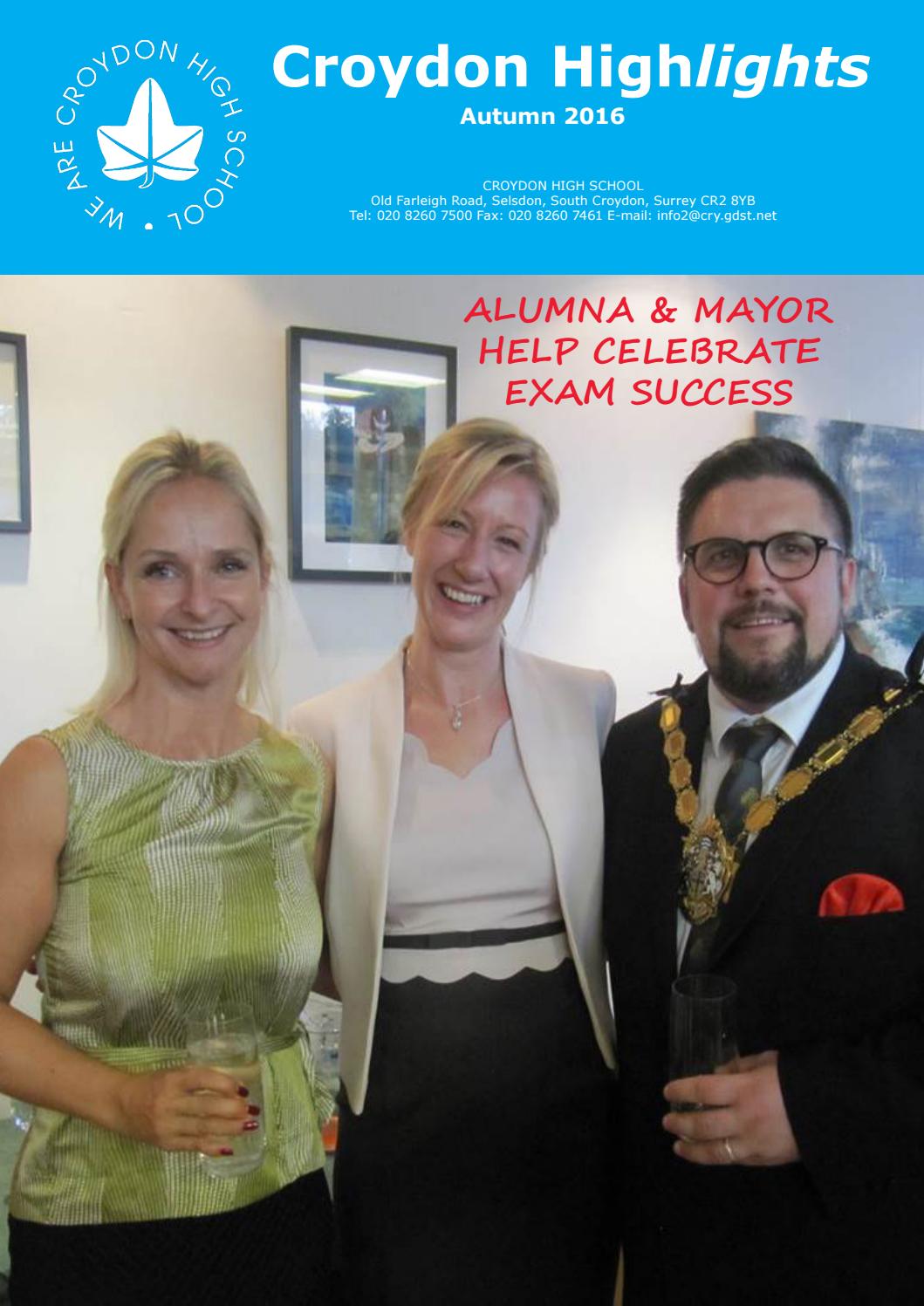 Croydon highlights autumn 2016 by GDST - Issuu