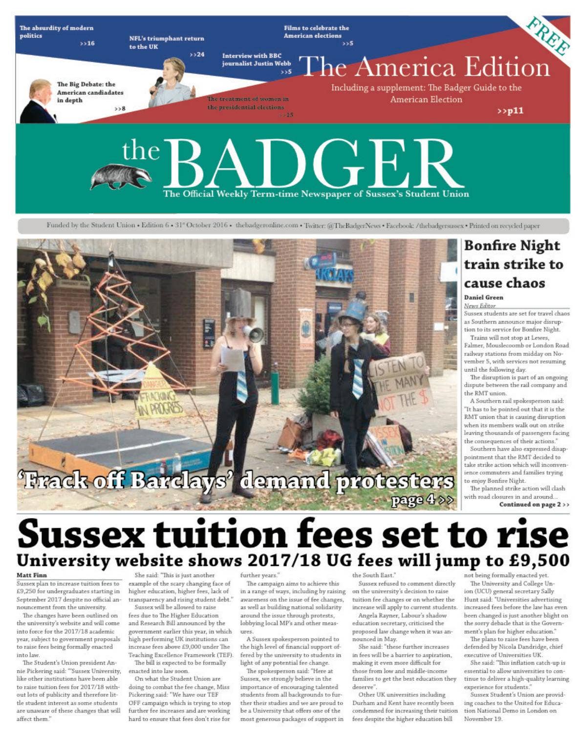 Edition 6: American Election Edition by The Badger - Issuu