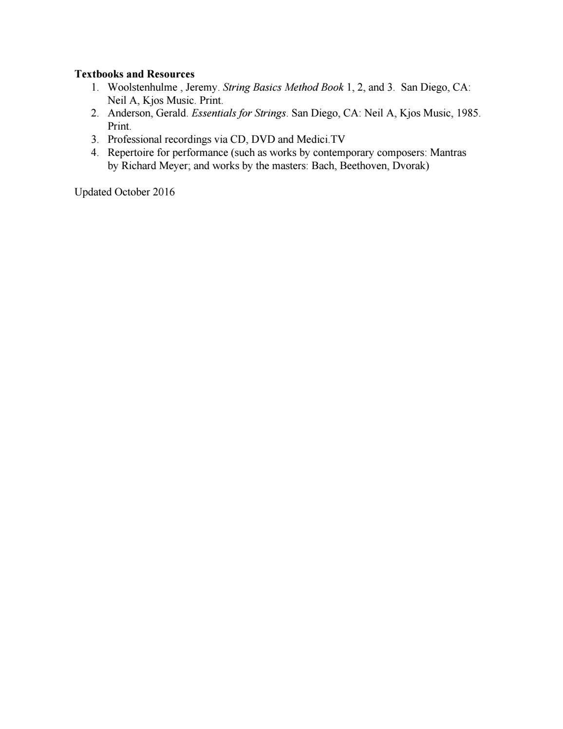 Middle School Fine Arts Curriculum by The Lovett School - Issuu