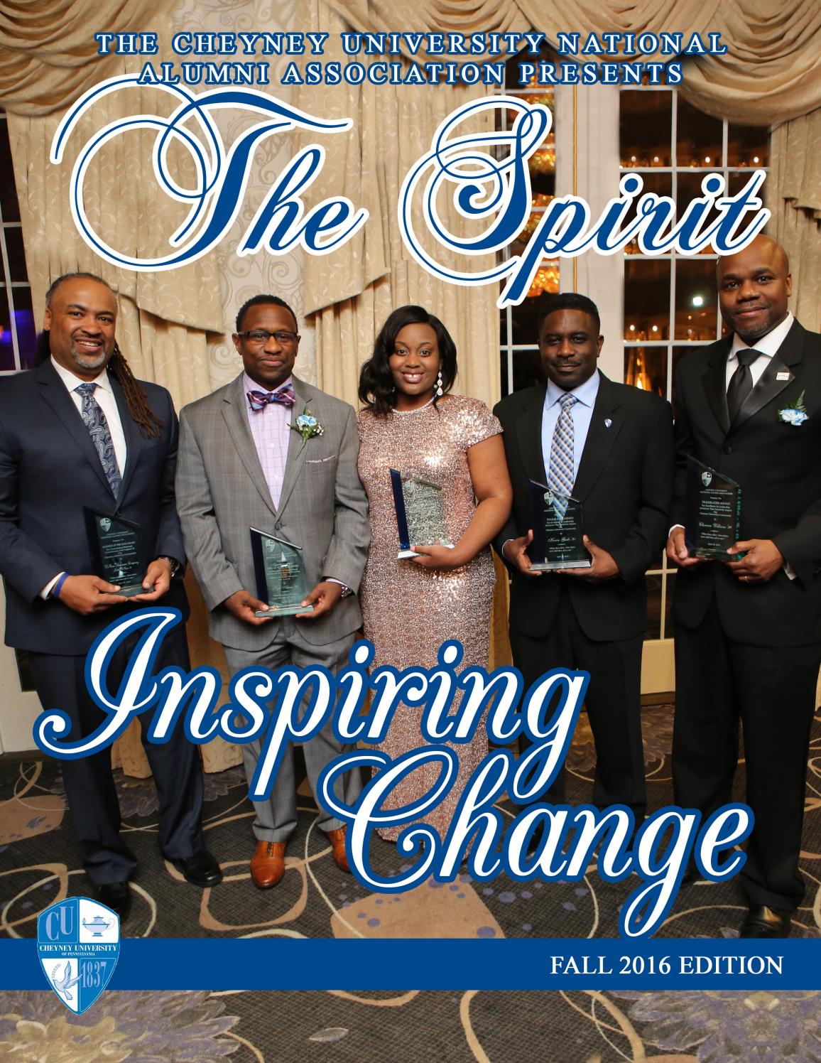 The Spirit - Fall 2016 Edition by Cheyney University National Alumni ...
