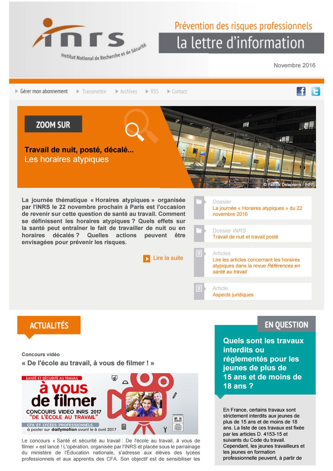 Dépister les risques psychosociaux - INRS