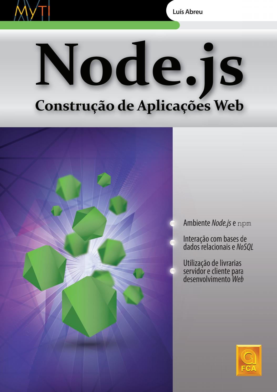 Node.js - Construção de Aplicações Web by Grupo Lidel - Issuu