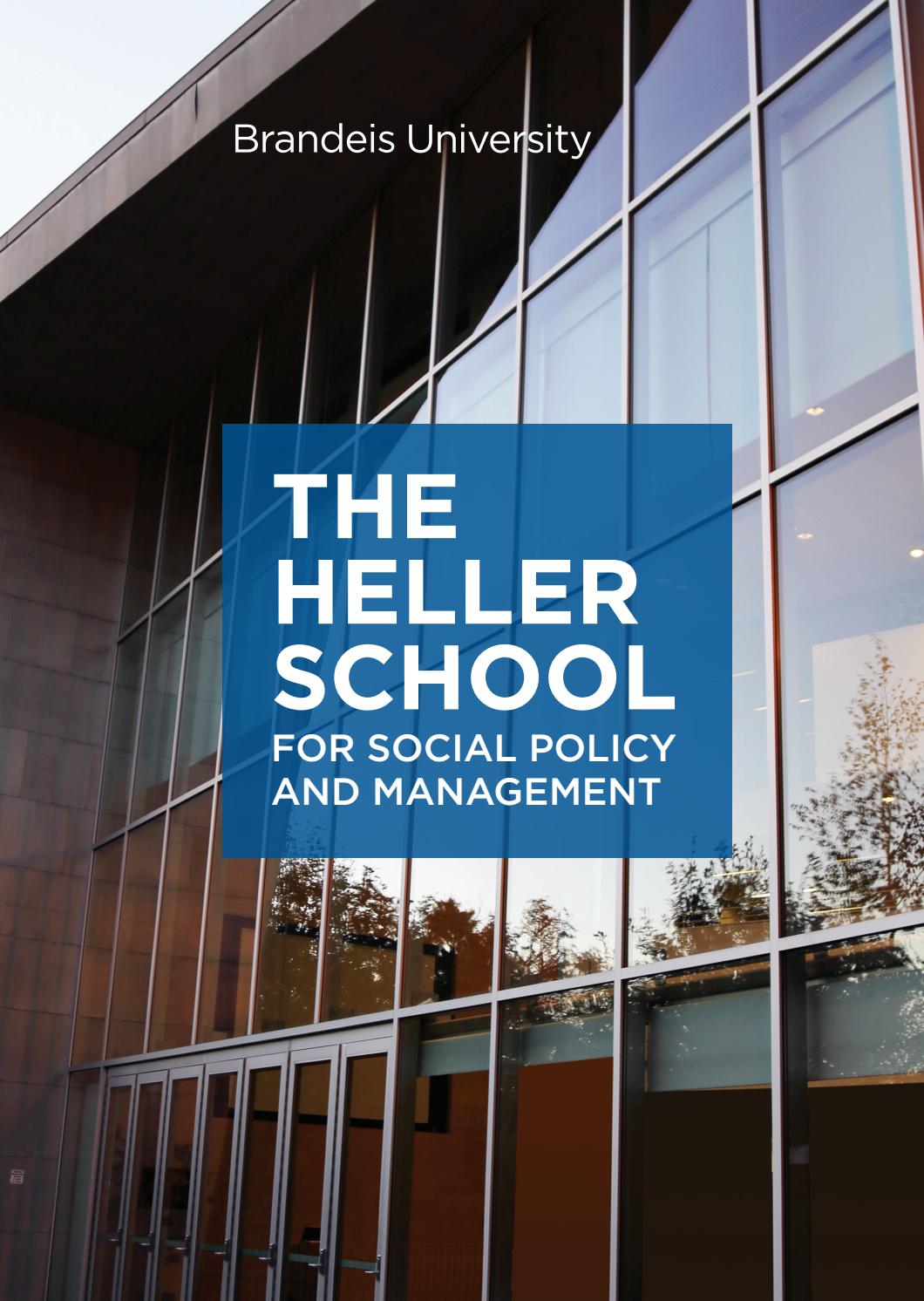 The Heller School for Social Policy and Management by Brandeis ...
