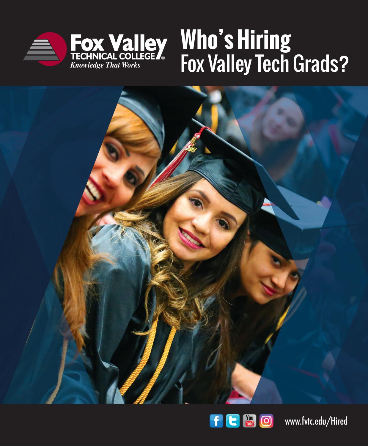 Fox Valley Technical College | Who's Hiring Fox Valley Tech Grads? by Fox Valley Technical ...
