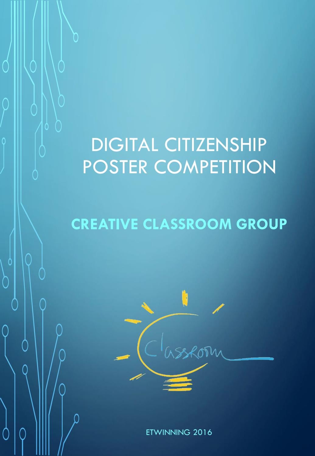 Digital citizenship poster competition edition by Irene Pateraki - Issuu