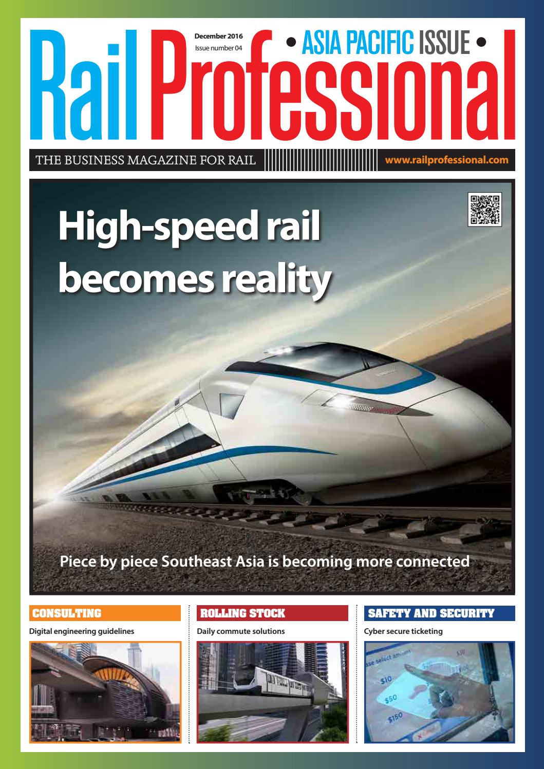 RAIL PROFESSIONAL ASIA PACIFIC - DECEMBER 2016 by Rail Professional ...