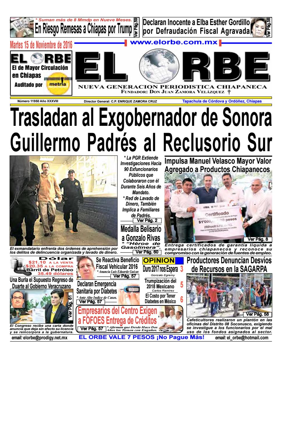 15112016 by El Orbe - Issuu