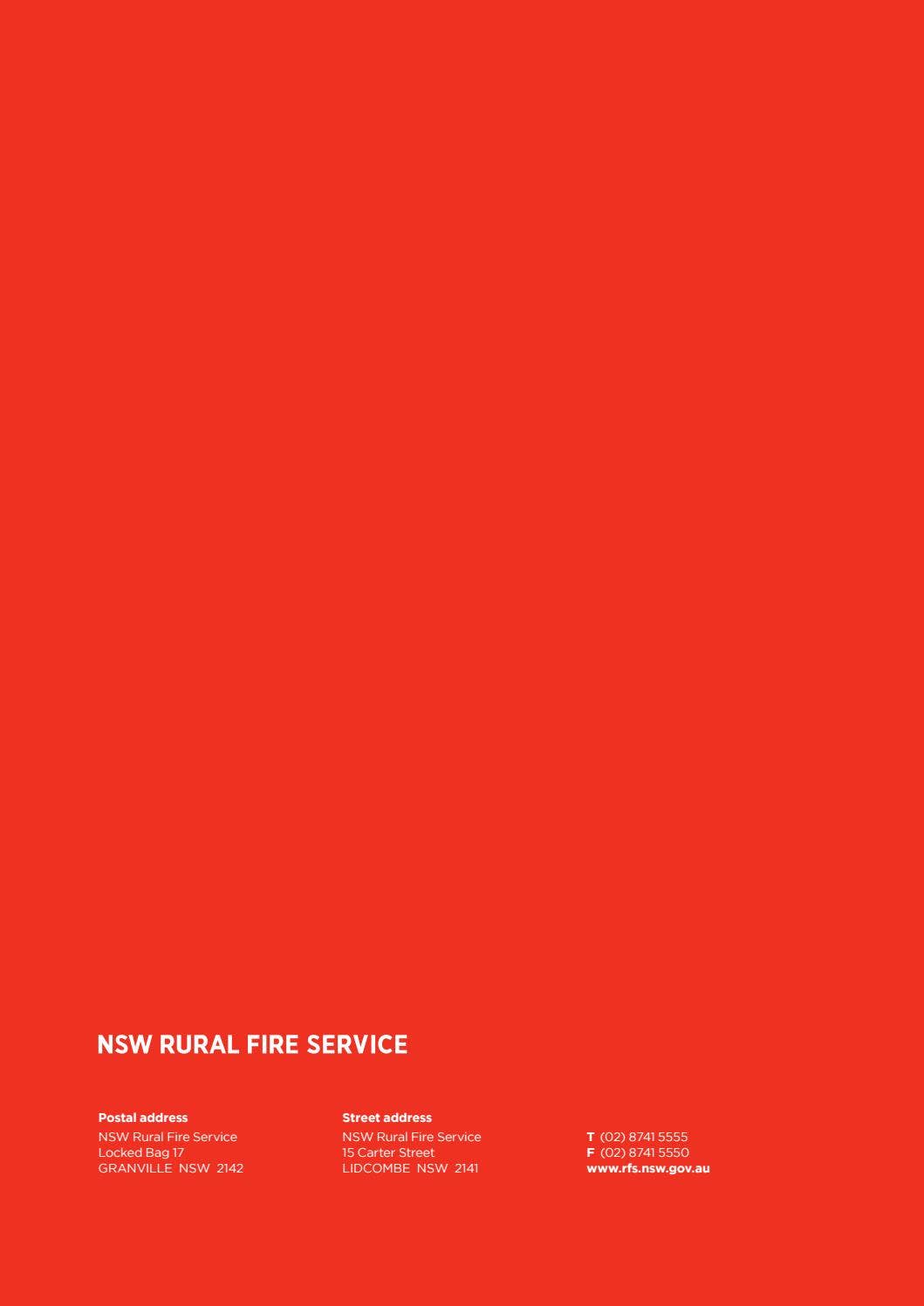 NSW Rural Fire Service Annual Report 2015/16 by NSW Rural Fire Service ...
