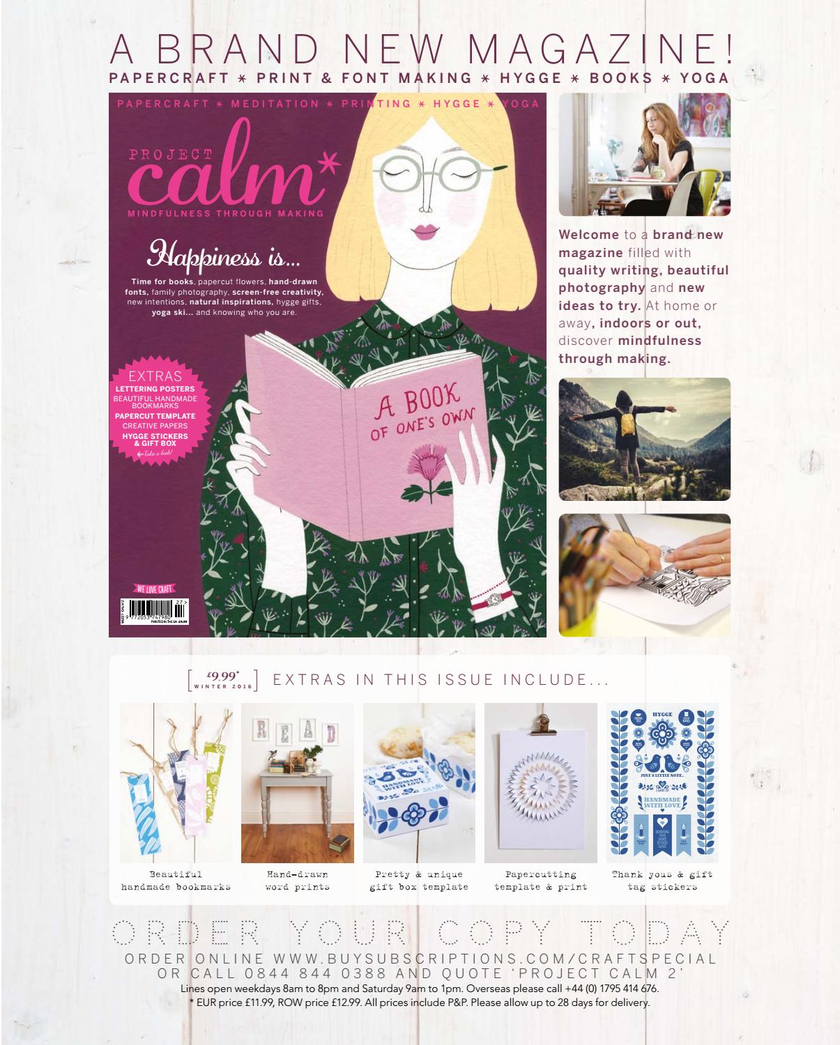 Project Calm issue 2 sampler by Immediate Media Co magazines - Issuu