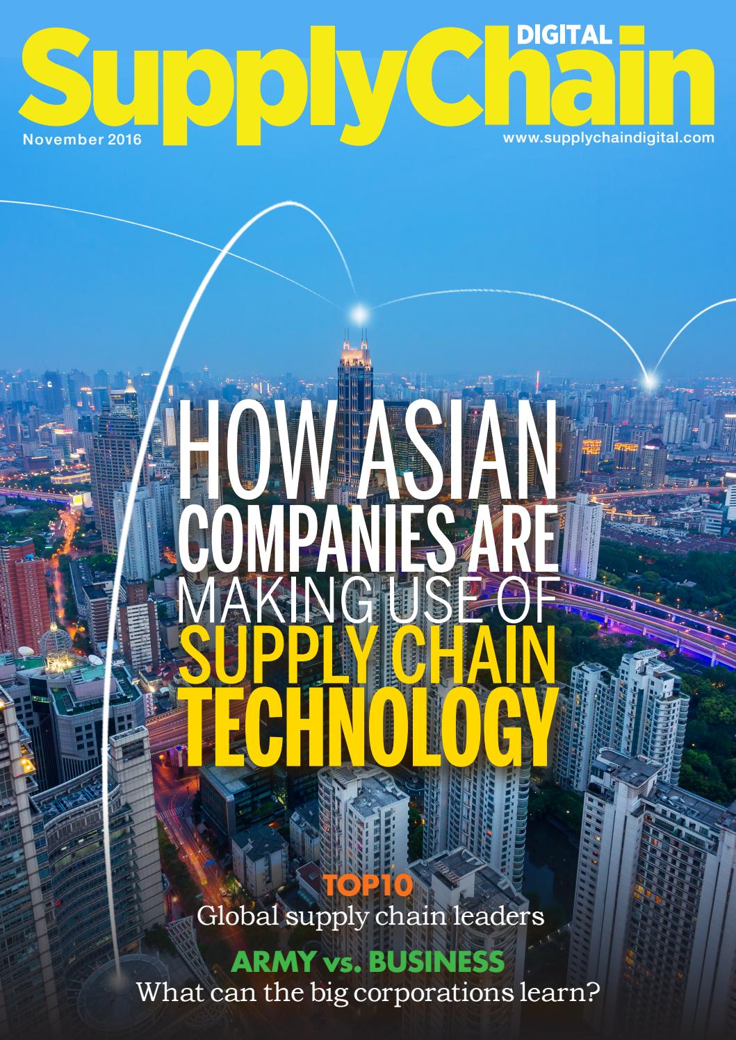 Supplychain digital magazine - November 2016 by Supply Chain Digital ...
