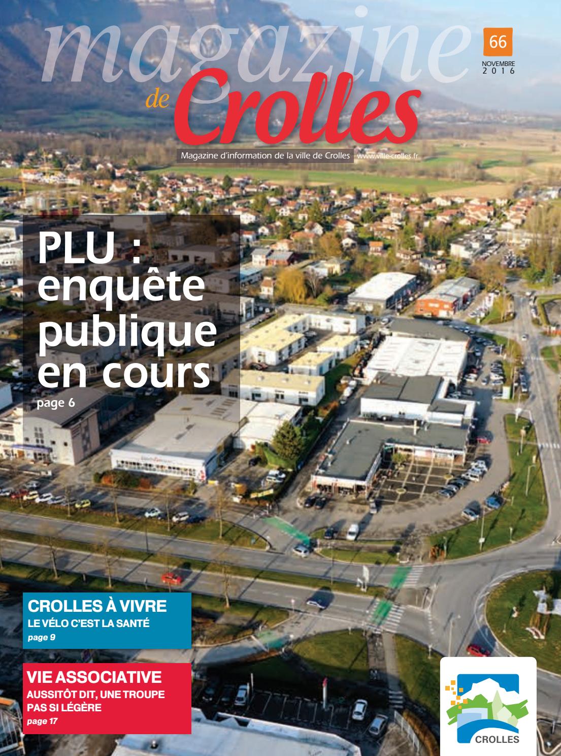 Magazine novembre 2016, n° 66, Ville de Crolles by Ville de crolles - Issuu