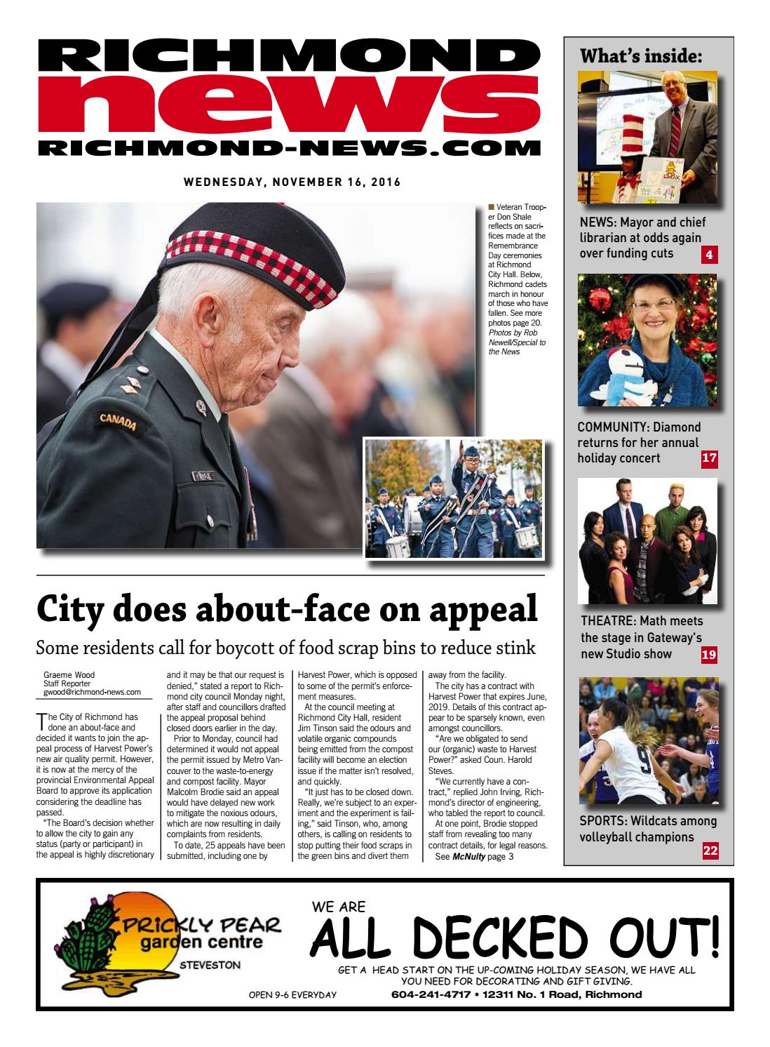 Richmond News November 16 2016 by Richmond News - Issuu