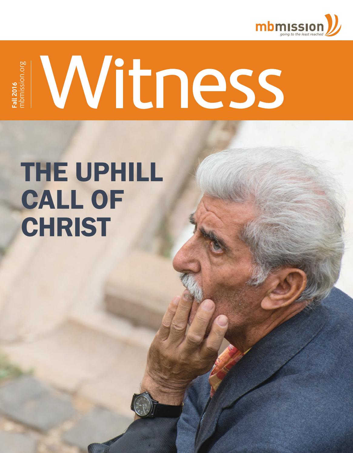 Witness - Fall 2016 by Witness Magazine - Issuu