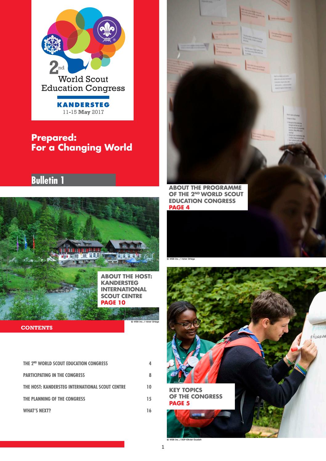 Bulletin1 - WSEC by World Organization of the Scout Movement - Issuu