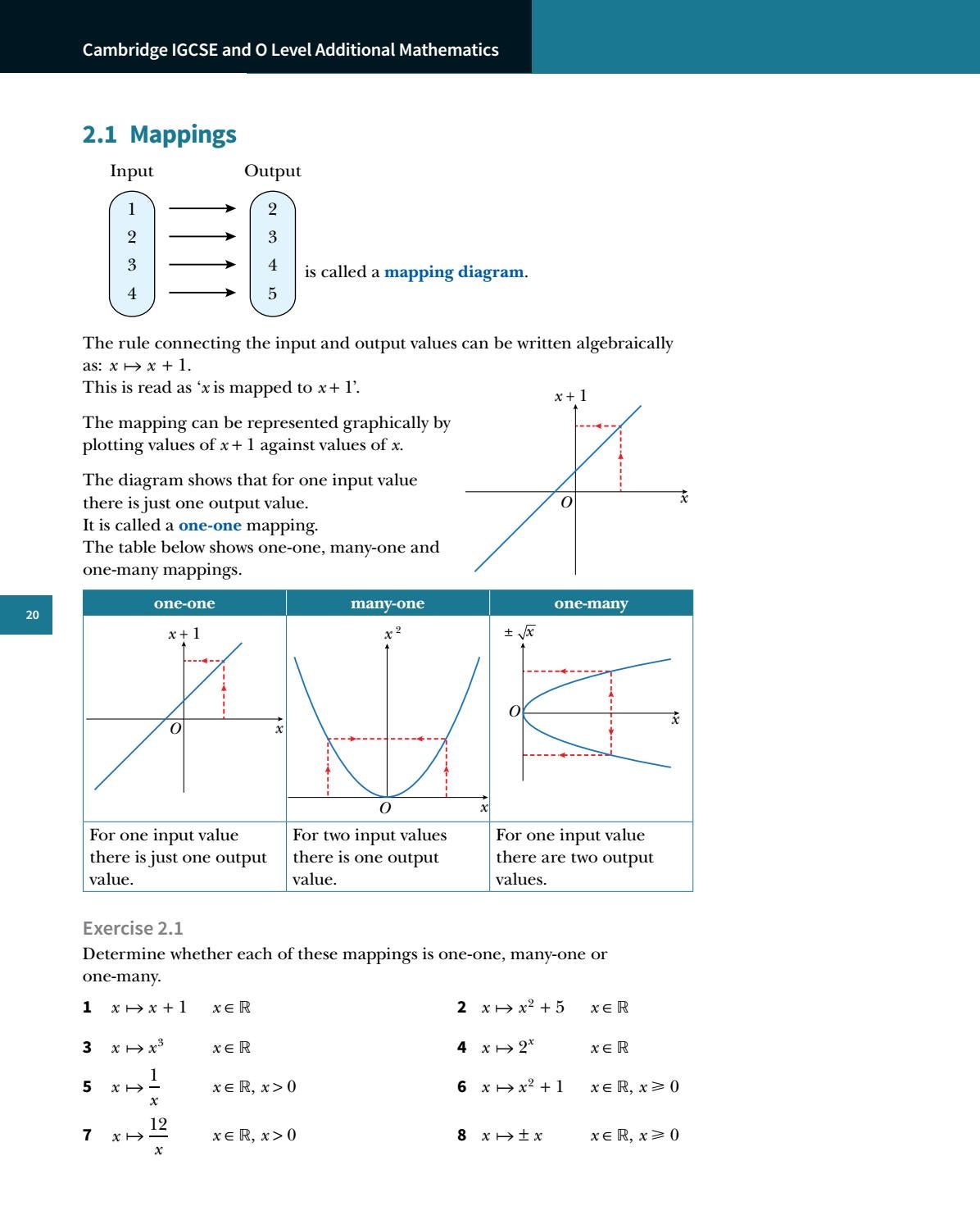 Preview Cambridge IGCSE And O Level Additional Mathematics Coursebook Preview Cambridge IGCSE And O Level Additional Mathematics Coursebook