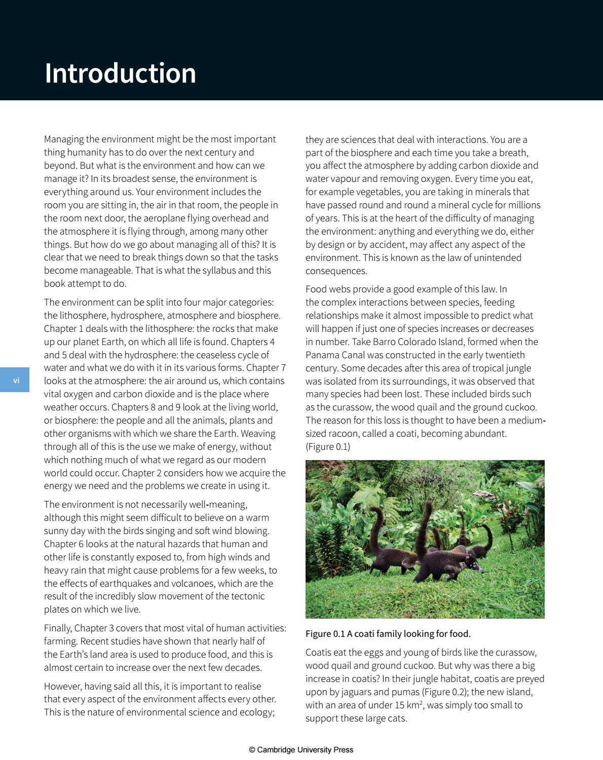 Preview Cambridge IGCSE® and O Level Environmental Management ...