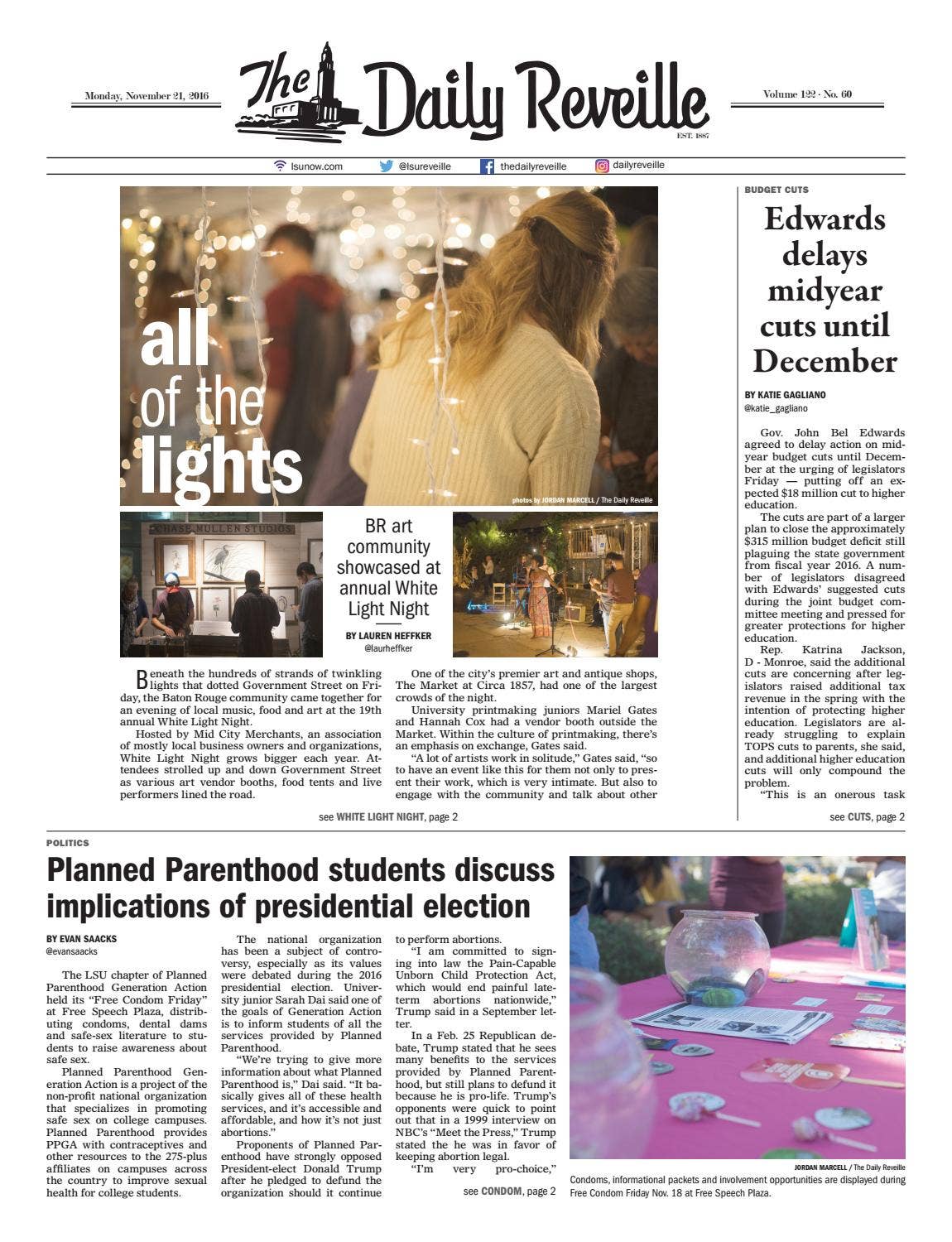 The Daily Reveille 11-21-2016 by Reveille - Issuu