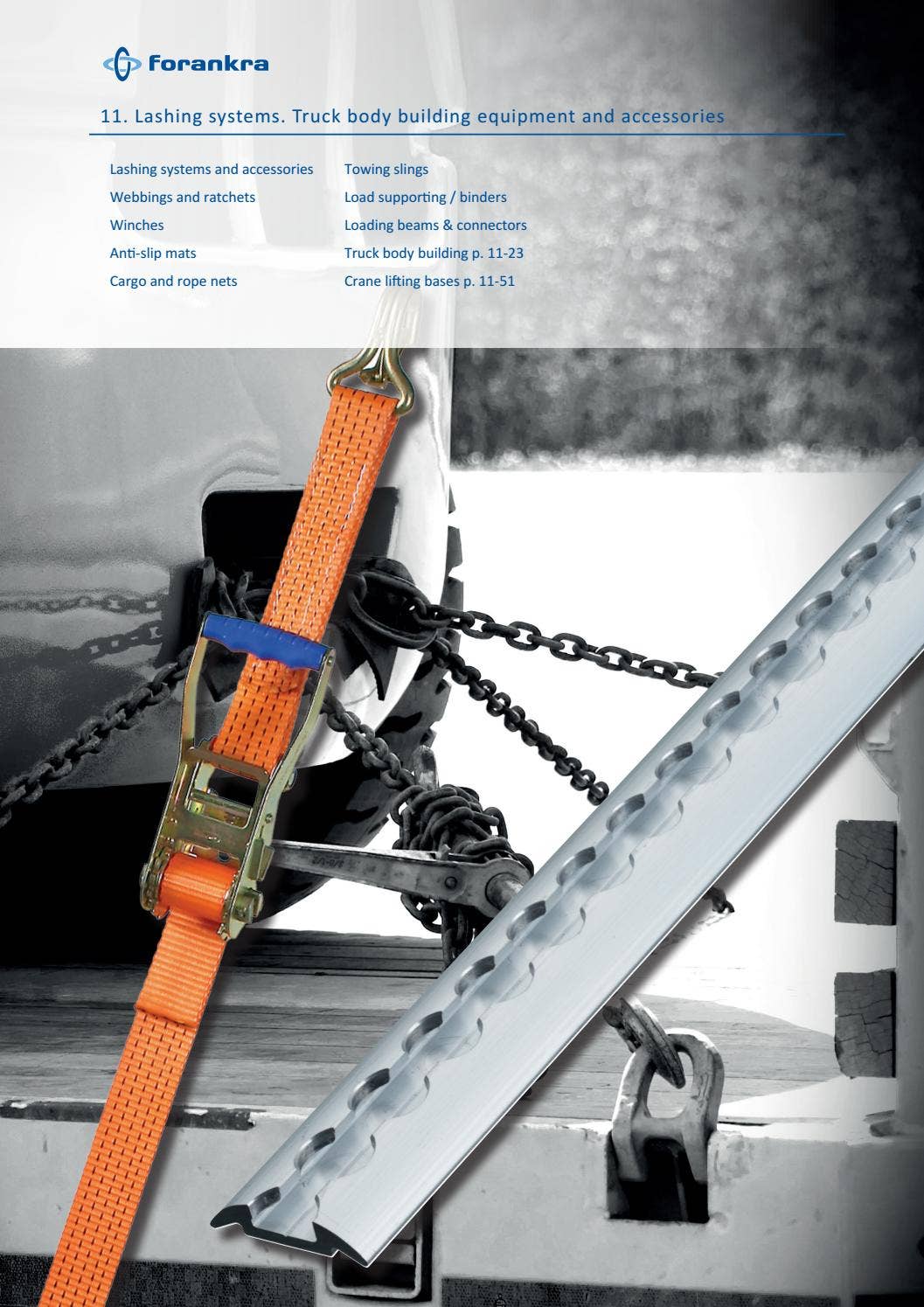 11 lashing systems and accessories , crane lift bases , truck body ...