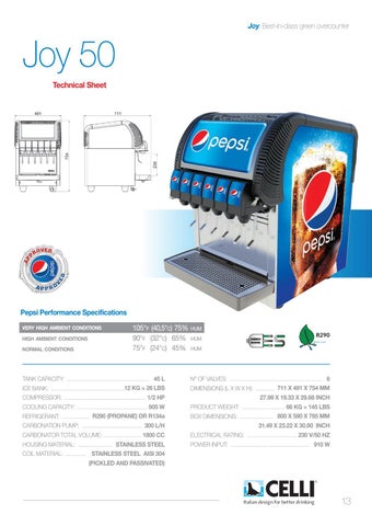 Joy leaflet Pepsi catalogue by Celli Group - Issuu