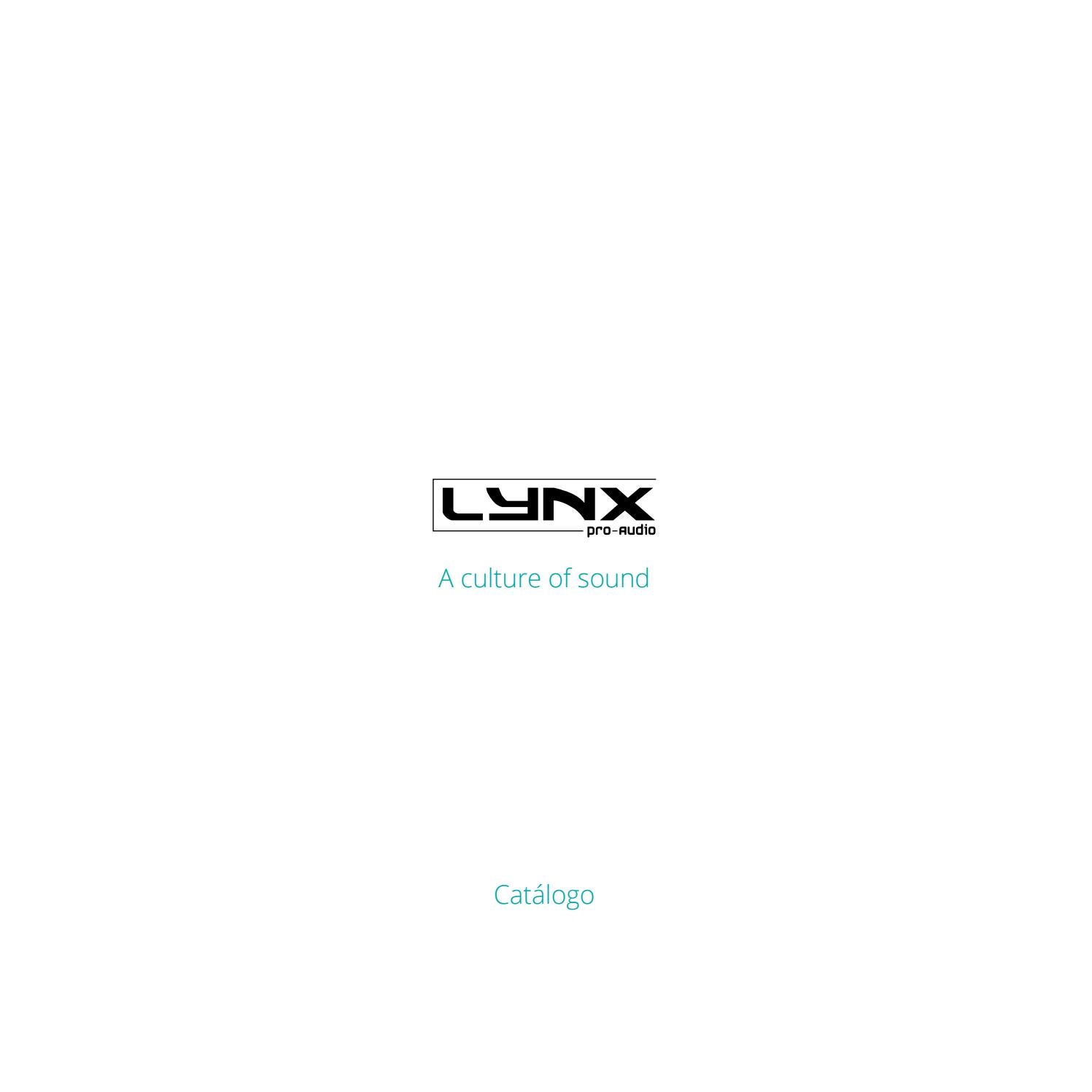 LX Series Catálogo Español by Lynx Pro Audio - Issuu