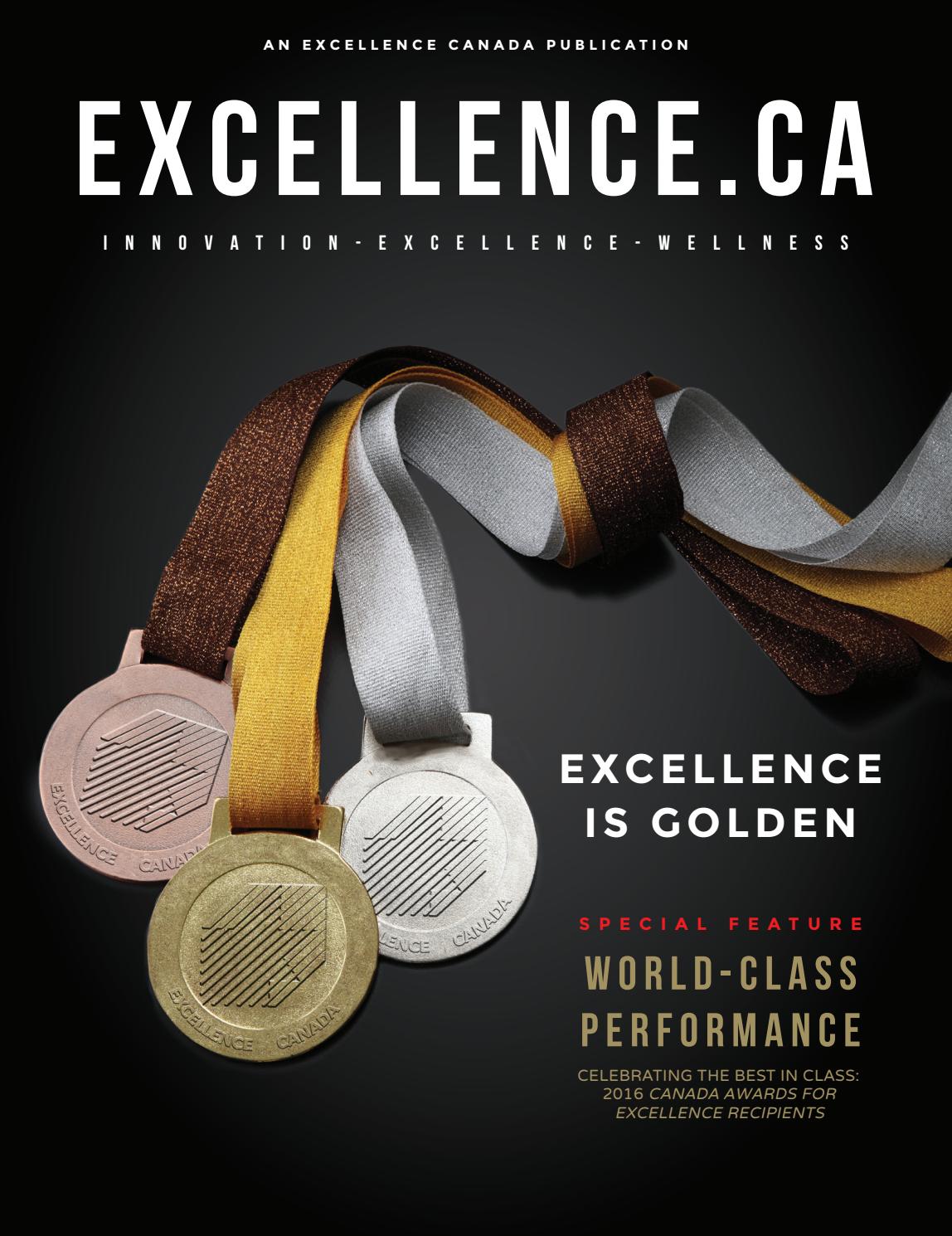 Excellence.ca Magazine - November 2016 by Excellence Canada - Issuu