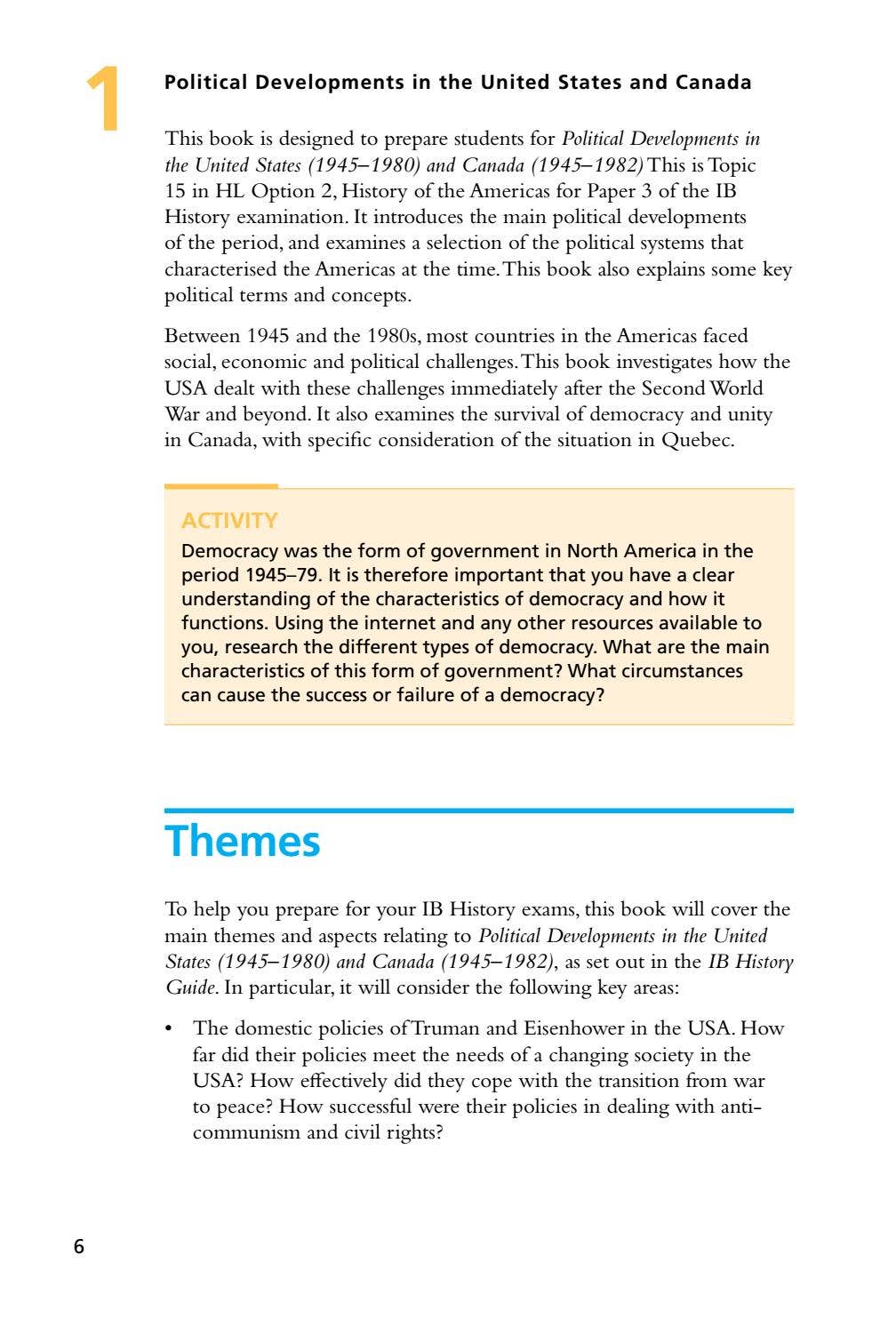 Preview History for the IB Diploma Paper 3 - Political Developments in ...