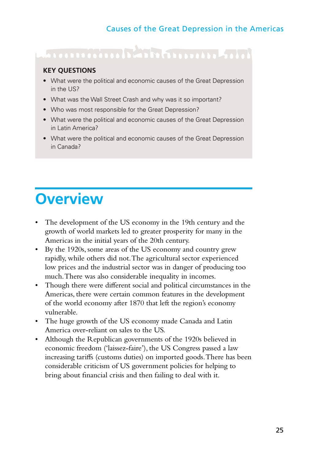Preview History for the IB Diploma Paper 3 - The Great Depression and ...
