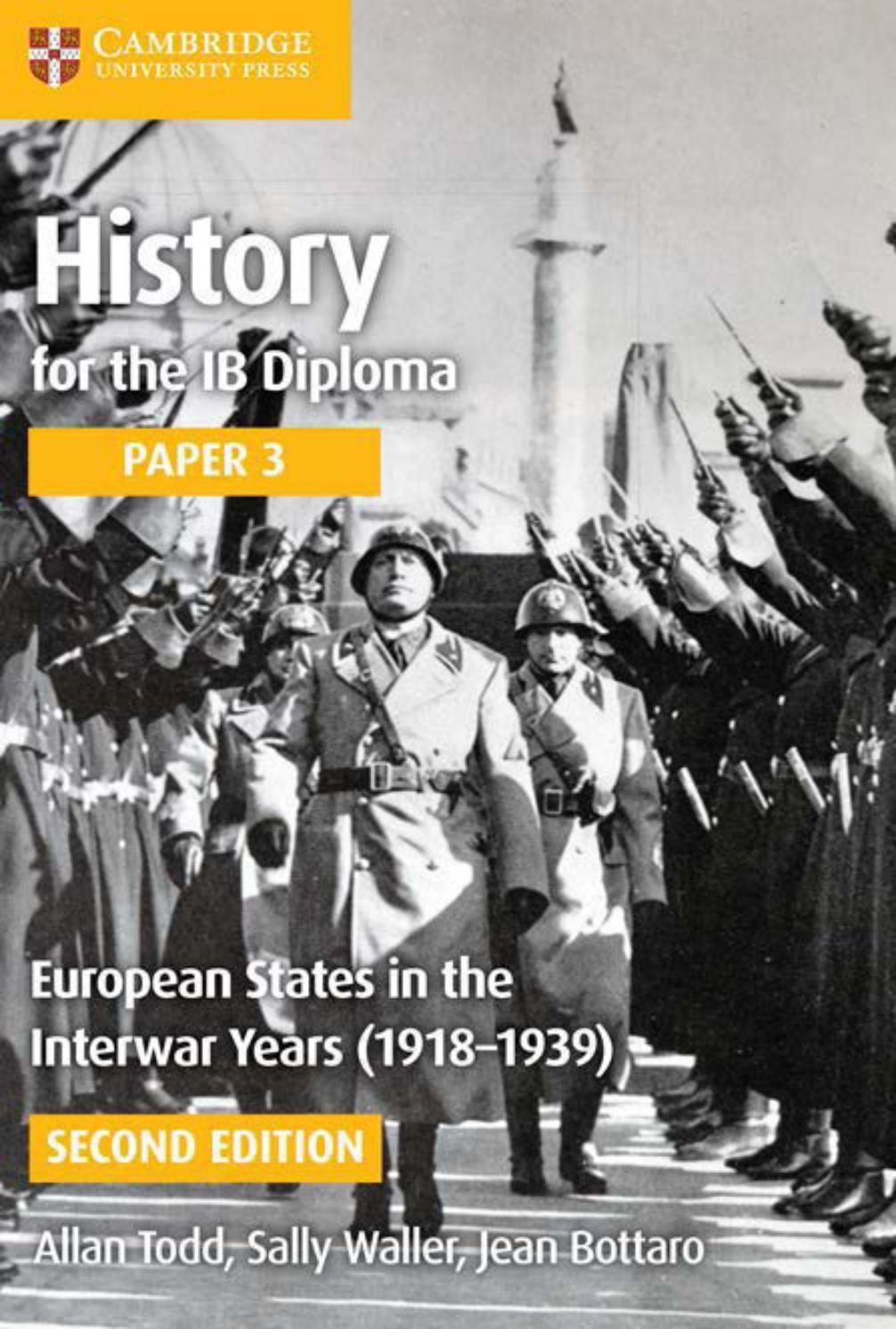 Preivew History for the IB Diploma Paper 3 - European States in the ...