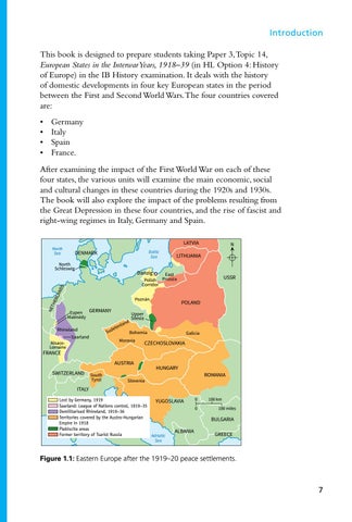 Preivew History for the IB Diploma Paper 3 - European States in the ...