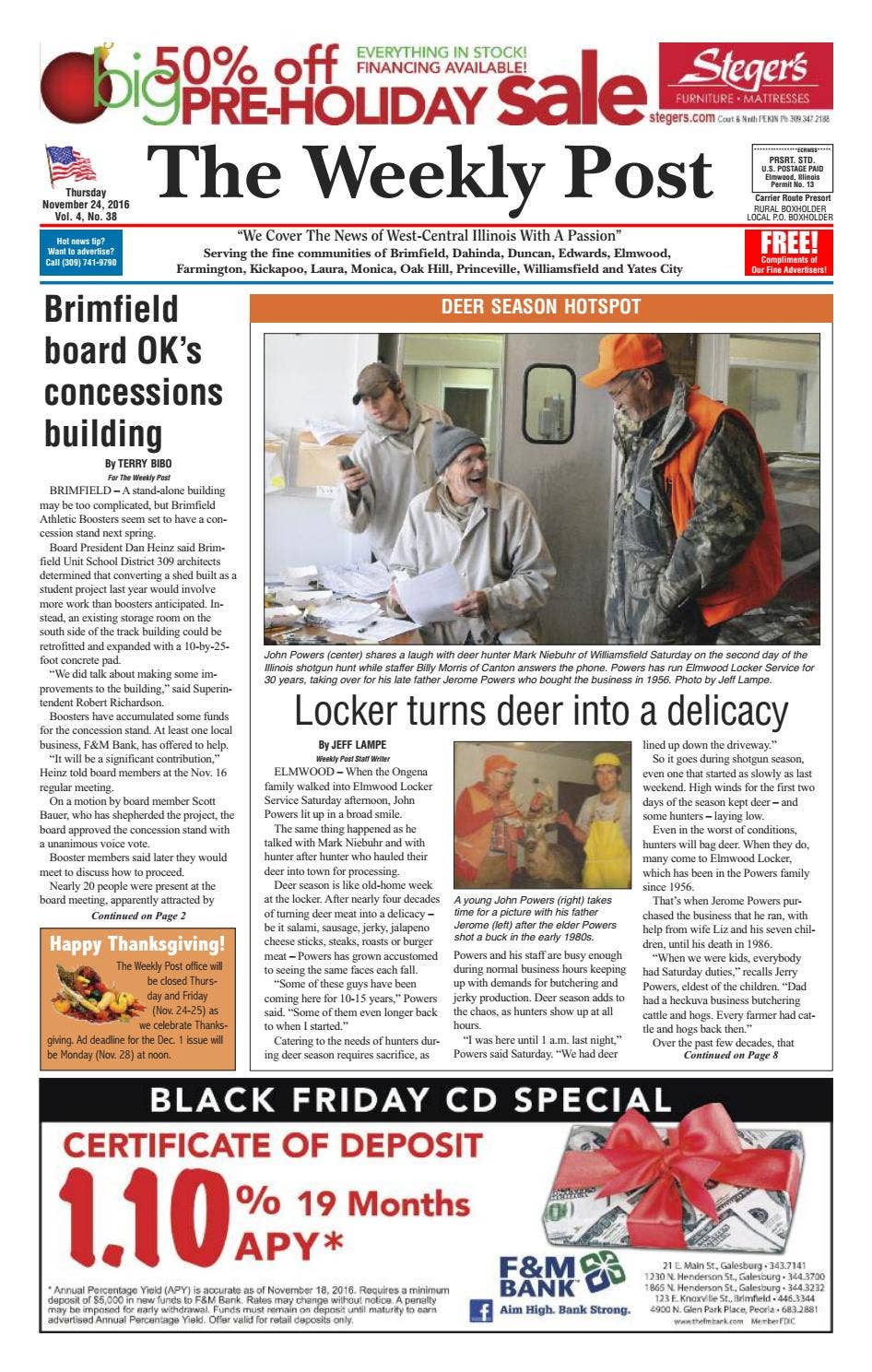 The Weekly Post 11/24/16 by The Weekly Post - Issuu