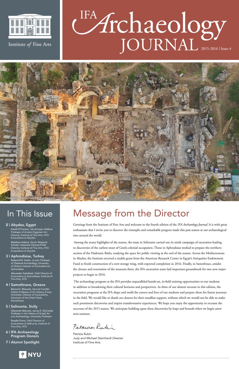 IFA Archaeology Journal, 2015 - 2016 by The Institute of Fine Arts, NYU ...