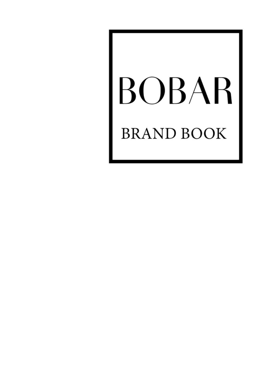 BOBAR Brandbook by BOBAR - Issuu