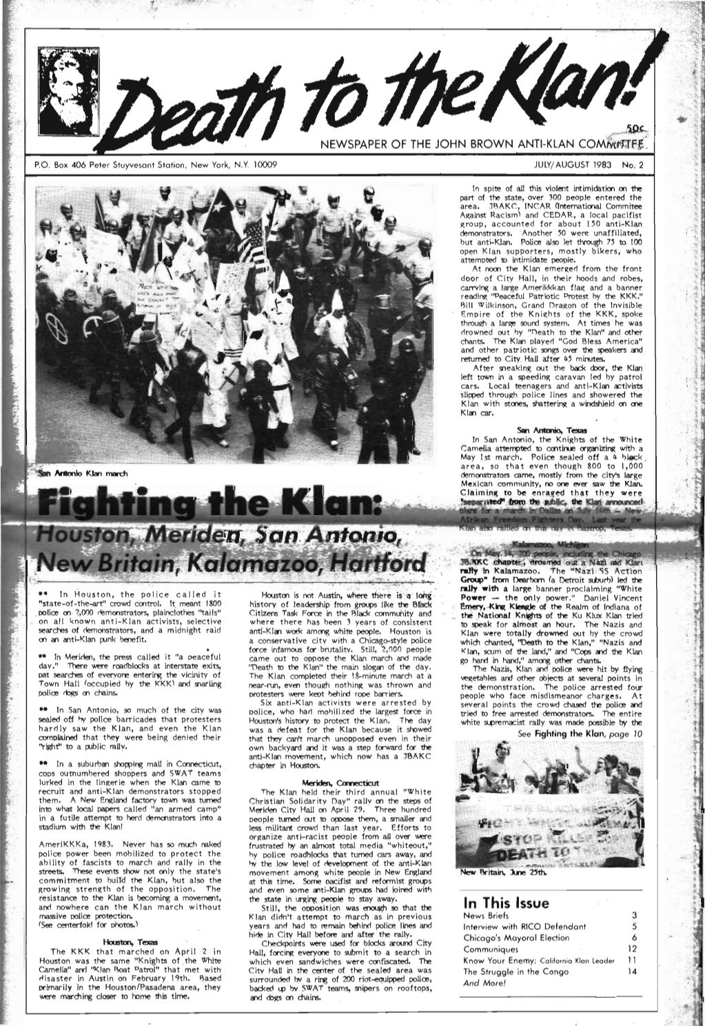 Death To The Klan, July 1983 by Arm The Spirit - Issuu