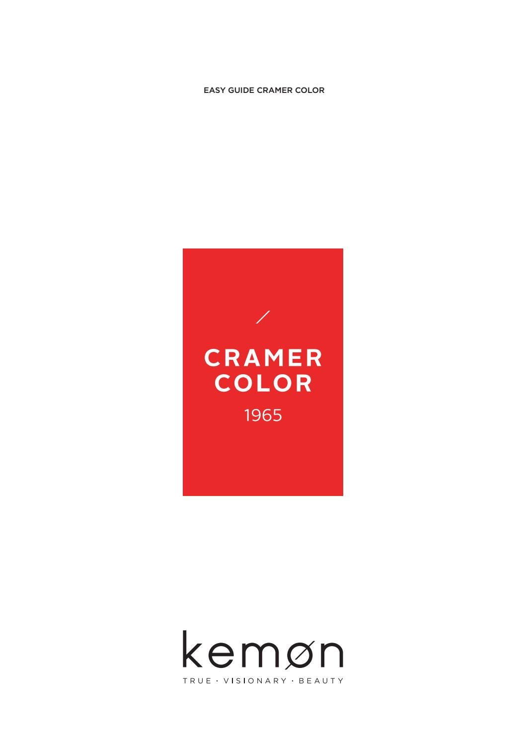 Easy guide cramer color es by Kemon Italia - Issuu