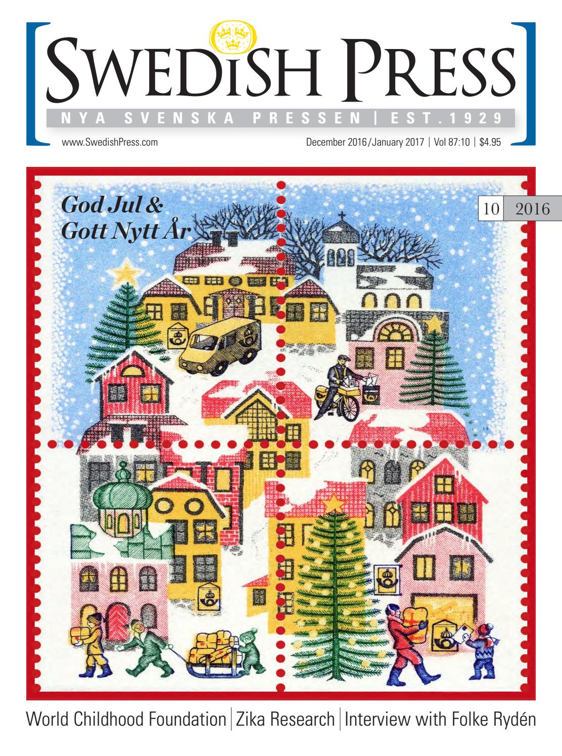 Swedish Press Sample Dec 2016/Jan 2017 Vol 87:10 by Swedish Press - Issuu