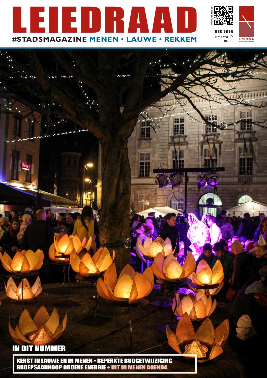 Stadsmagazine LEIEDRAAD | Stad Menen | december 2016 by Stad Menen - Issuu