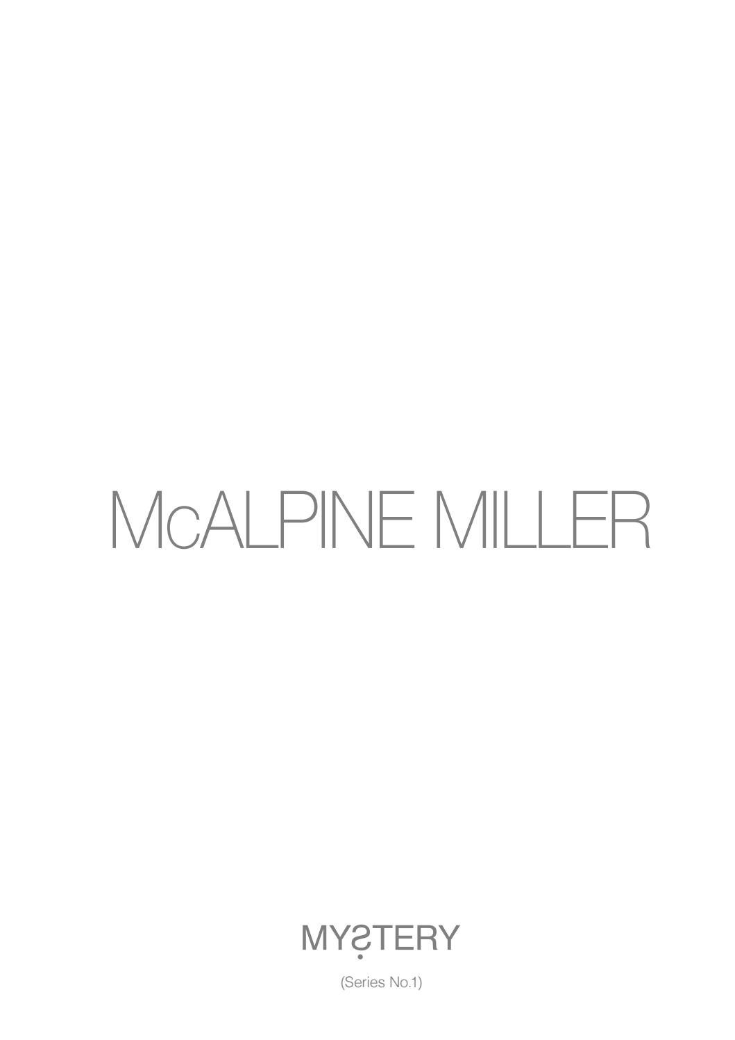 McAlpine Miller | Mystery (Series No. 1) by Castle Galleries - Issuu